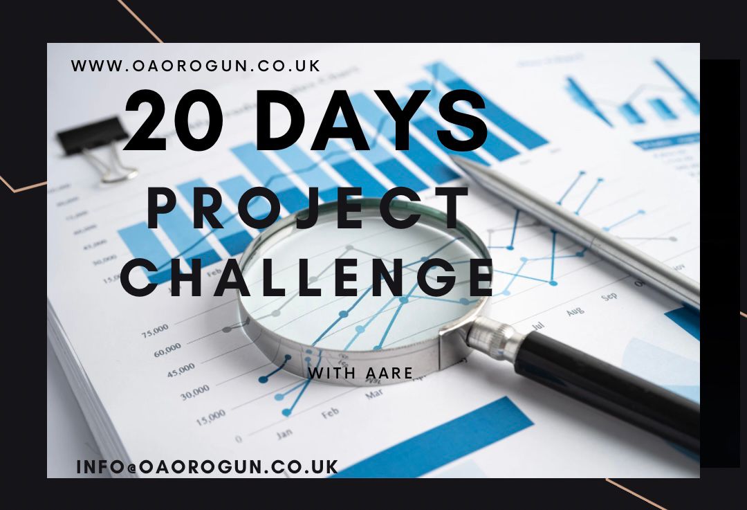 20 Days Project Challenge - Dr. Adebola Orogun